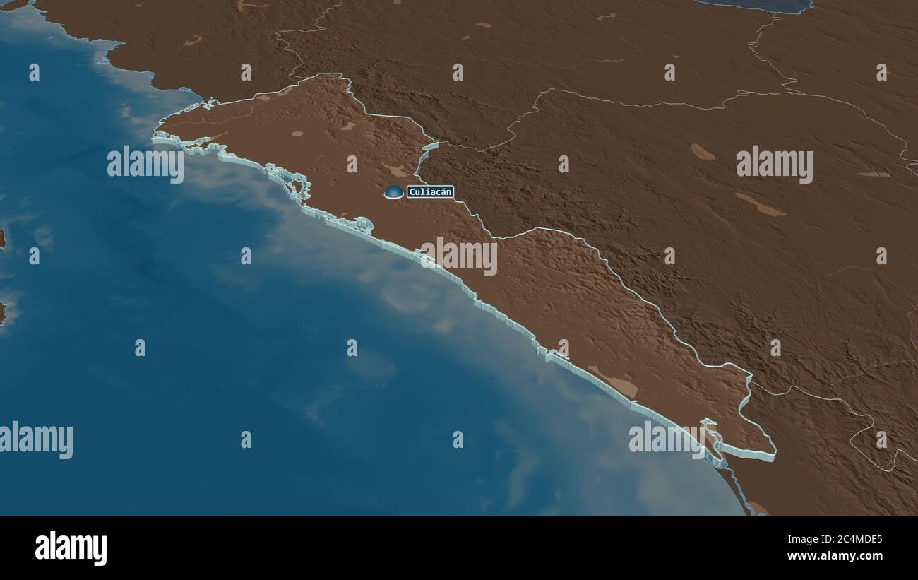 Map of culiacan hi-res stock photography and images - Alamy