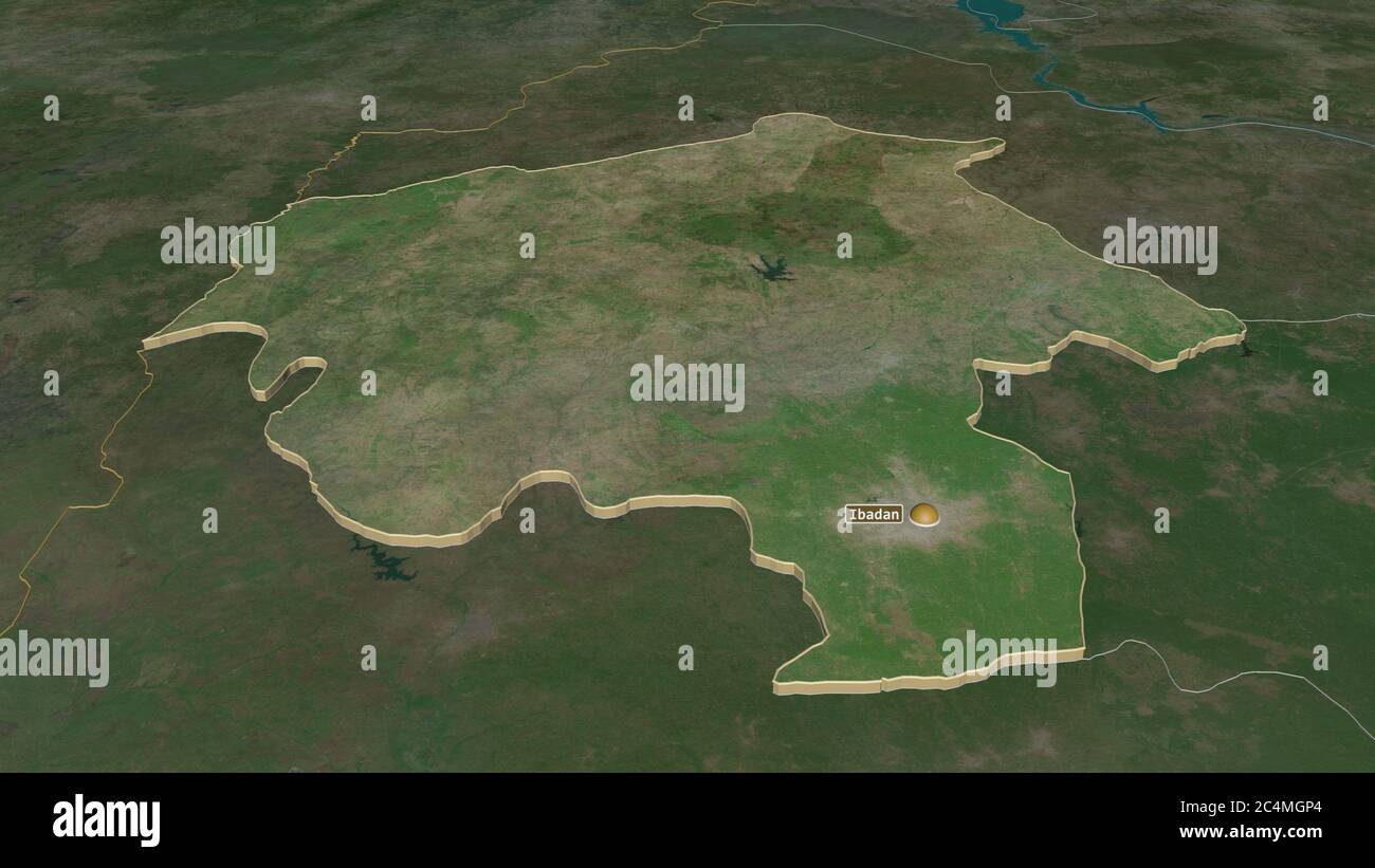 Map of oyo state hi-res stock photography and images - Alamy