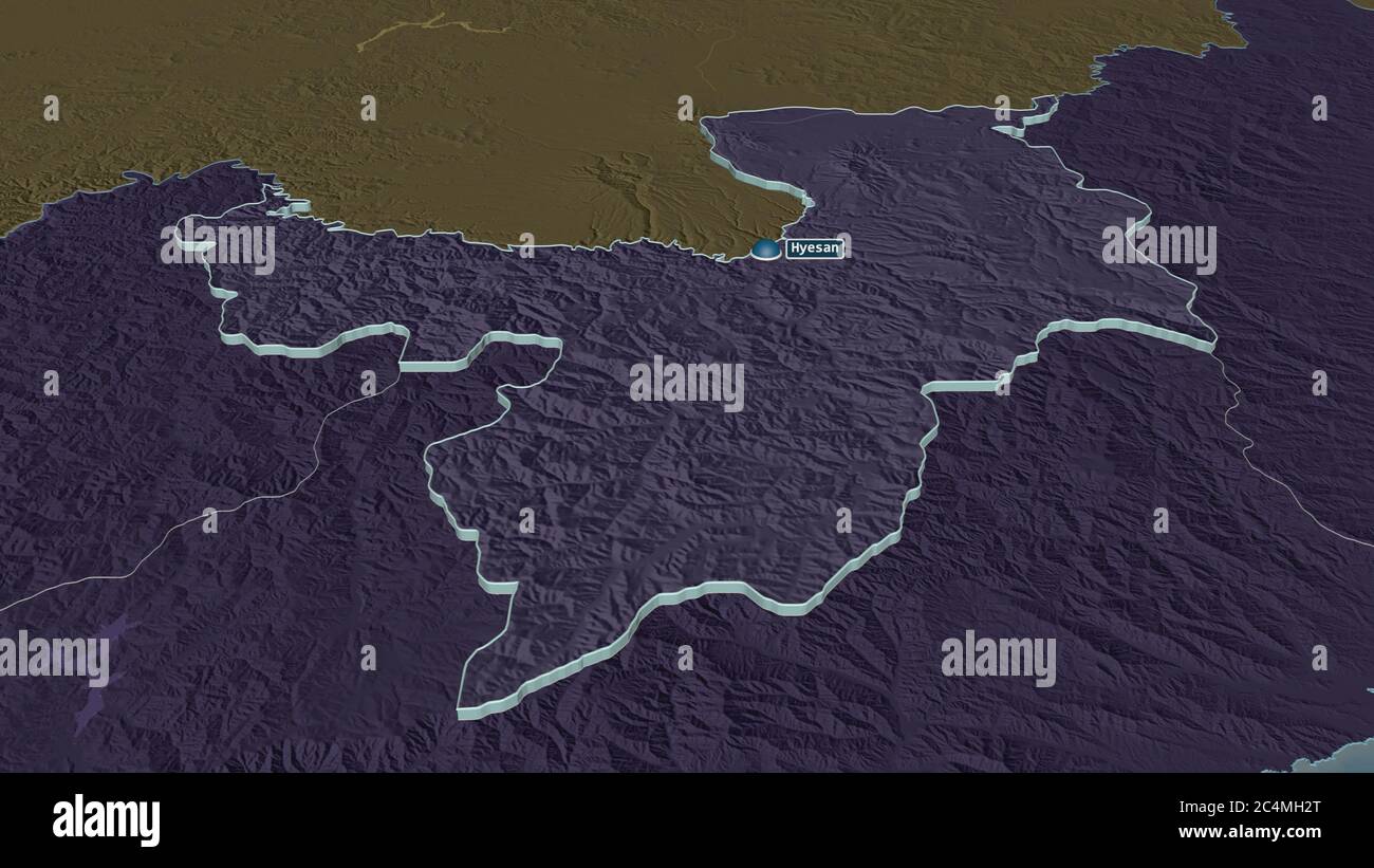 Border in yanggang province hi-res stock photography and images - Alamy