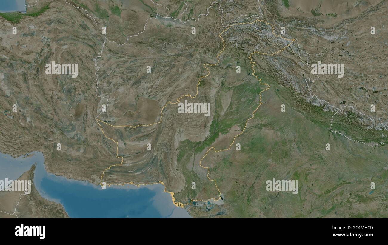 Satellite view pakistan country hi-res stock photography and images - Alamy