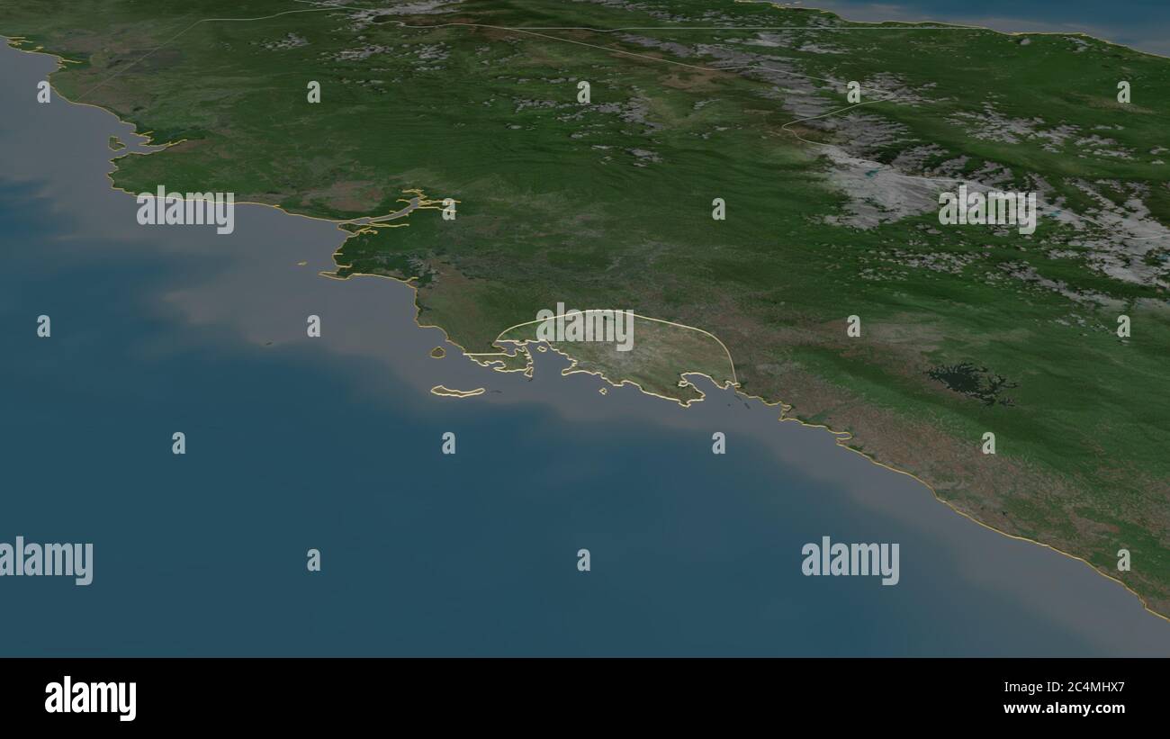 Zoom in on National Capital District (district of Papua New Guinea ...