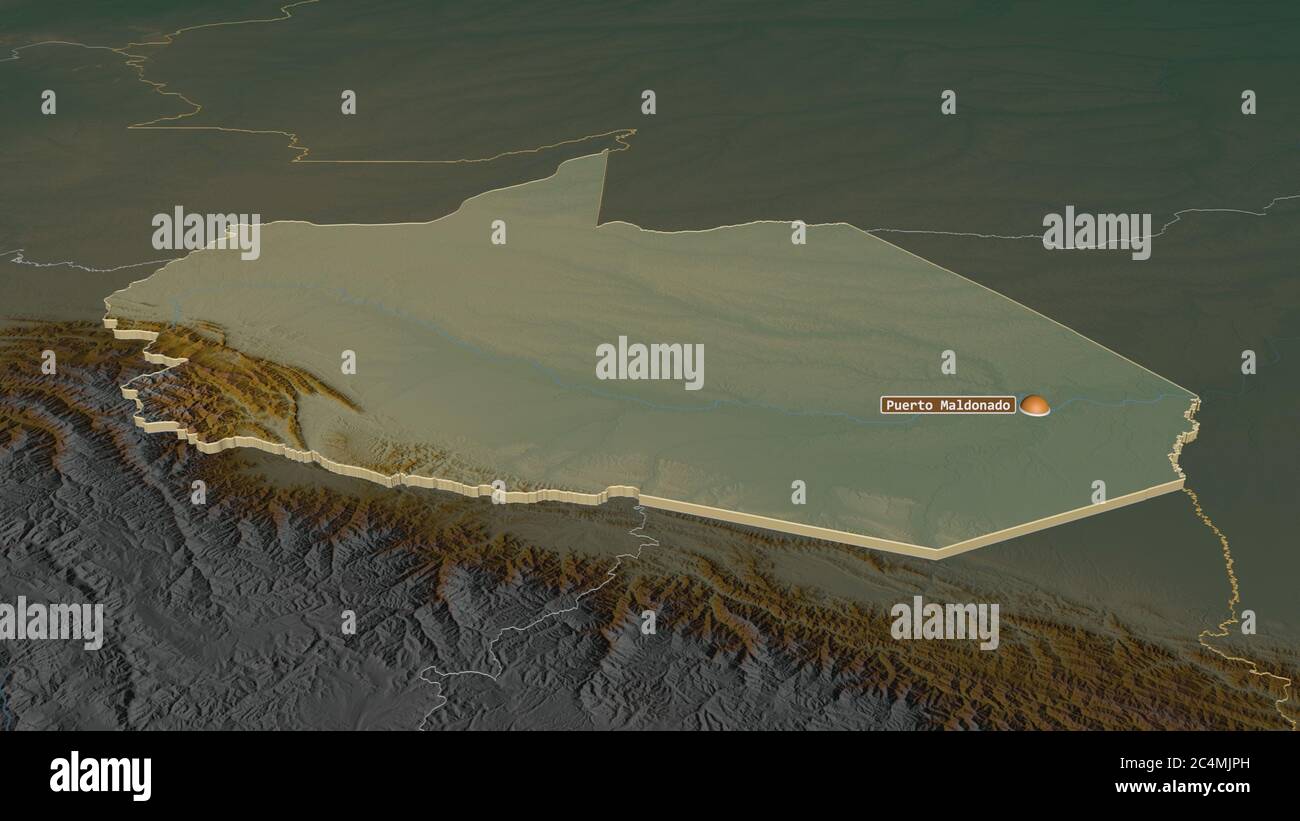 Madre de dios map hi-res stock photography and images - Alamy