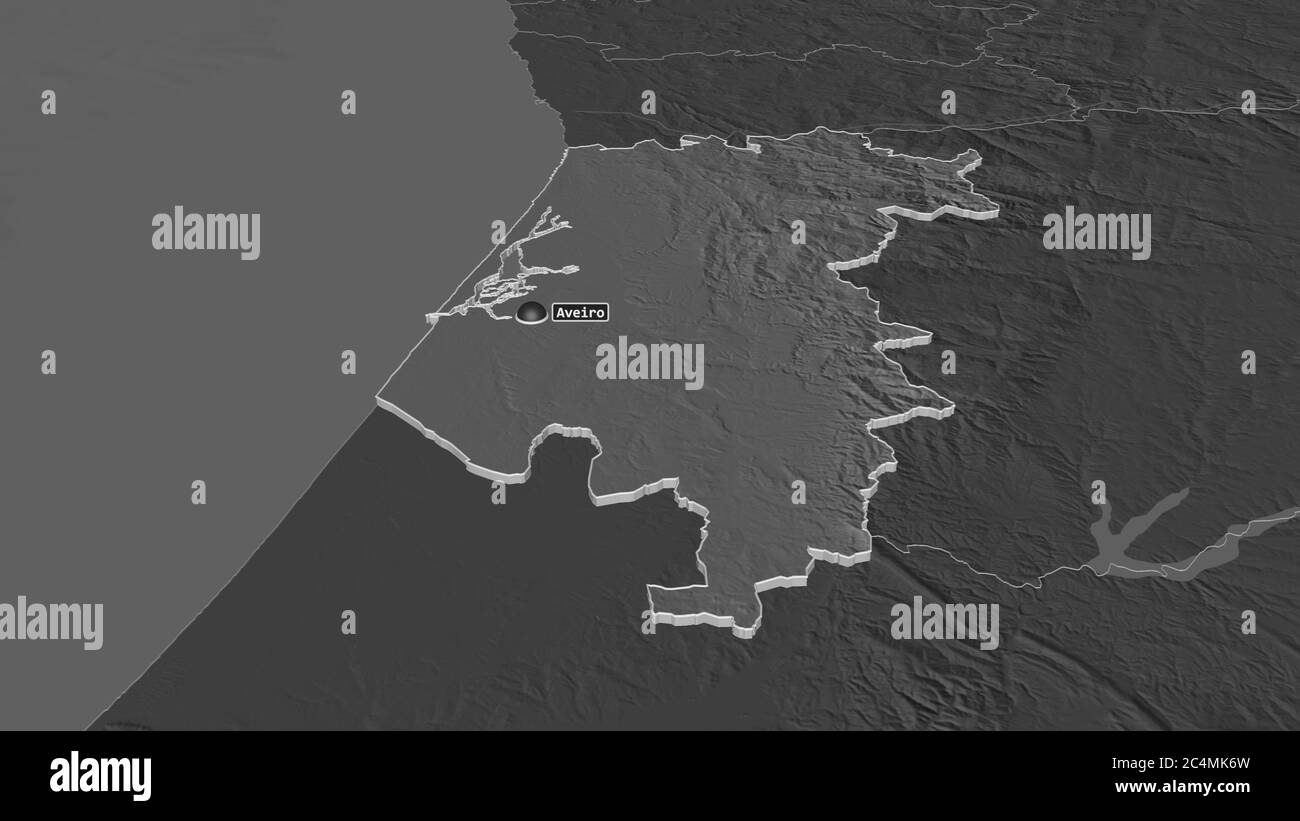 Map of aveiro portugal Black and White Stock Photos & Images - Alamy