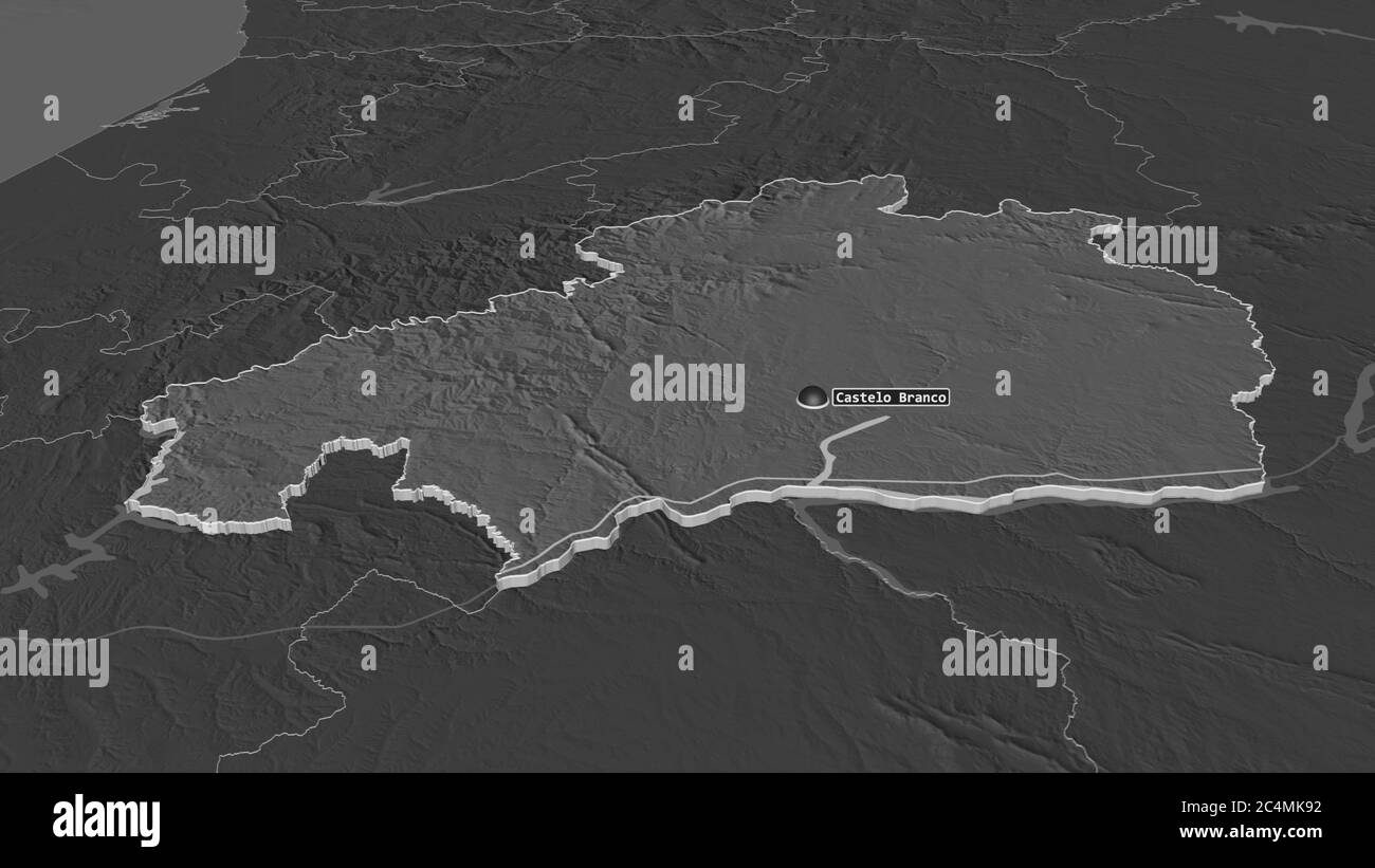 Castelo branco portugal map hi-res stock photography and images - Alamy