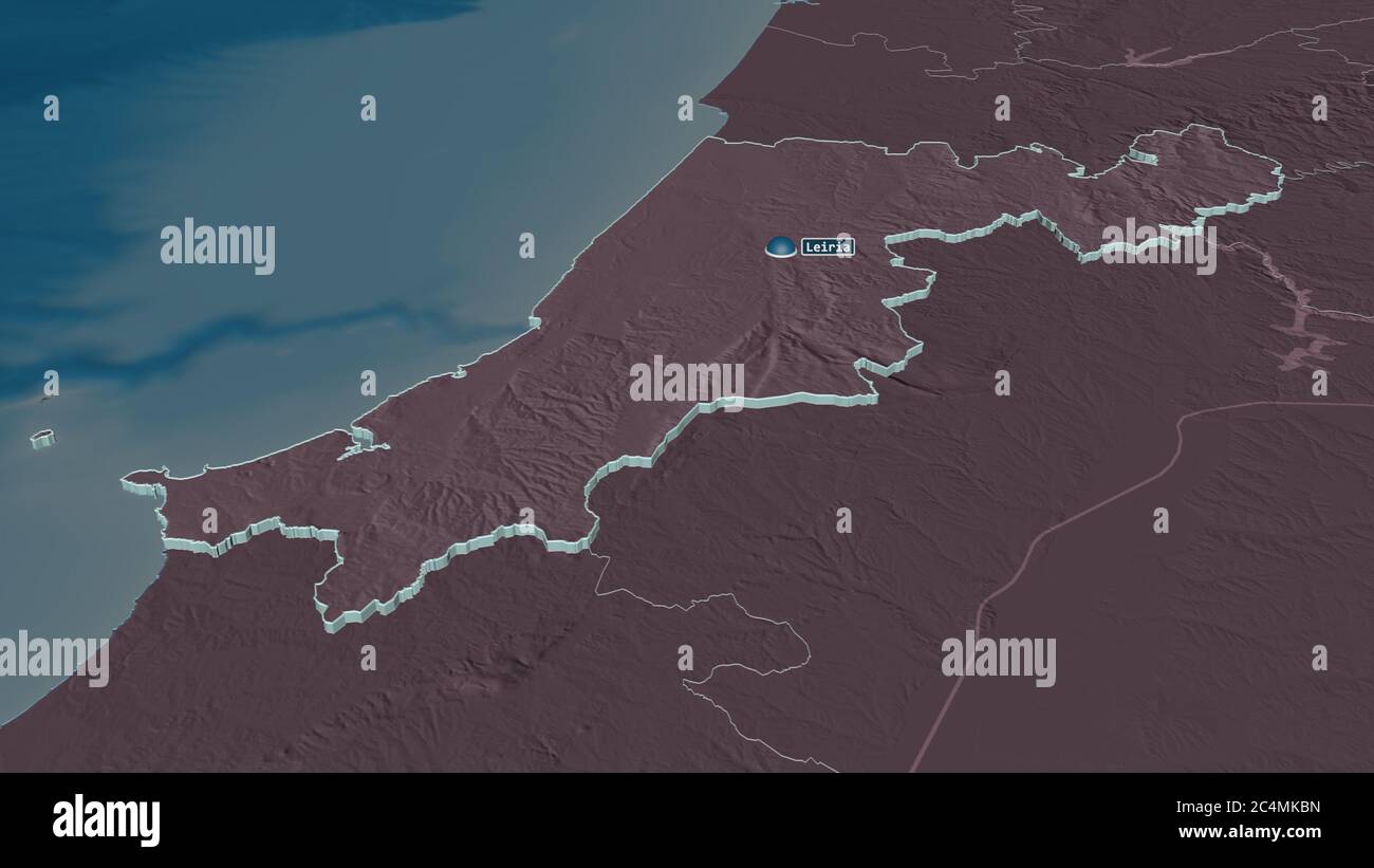 Leiria portugal map hi-res stock photography and images - Alamy