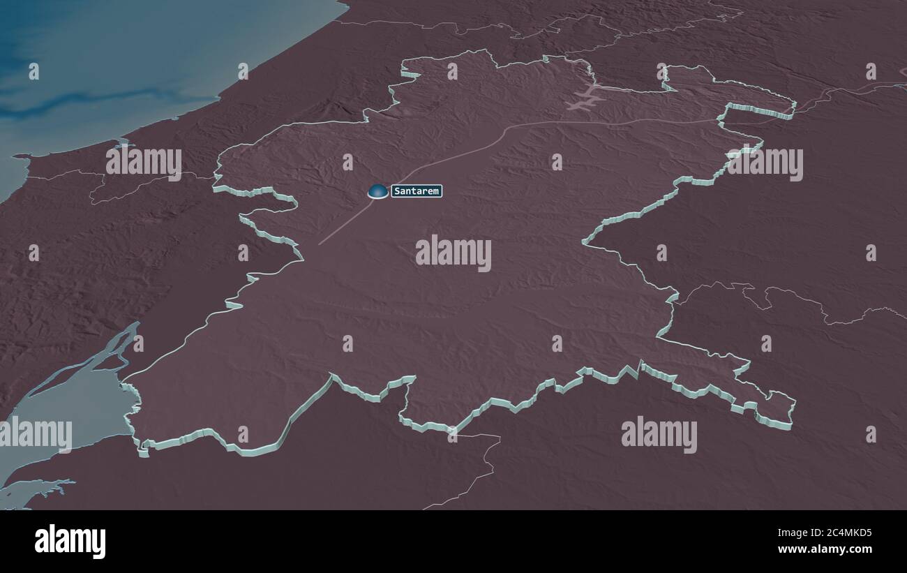 Map Of Santarem Portugal High Resolution Stock Photography and Images ...