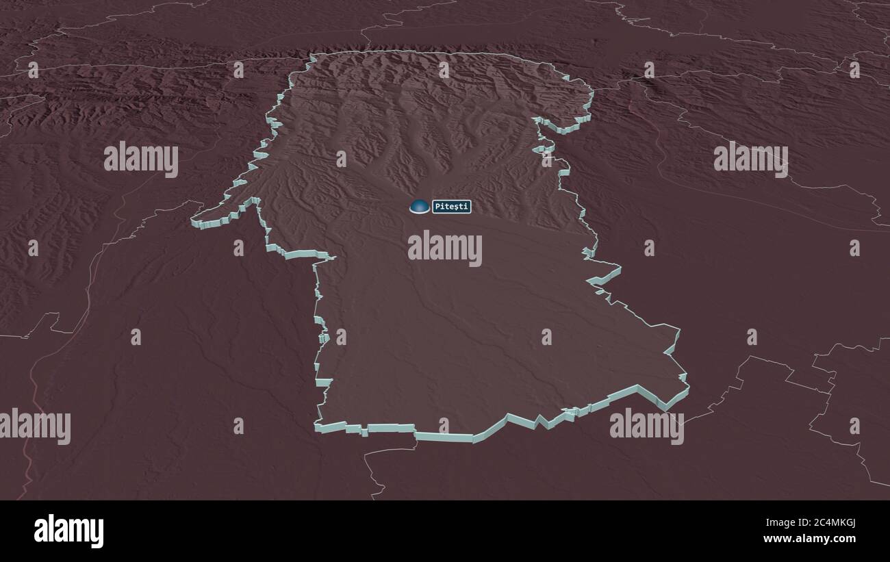 Map of pitesti hi-res stock photography and images - Alamy