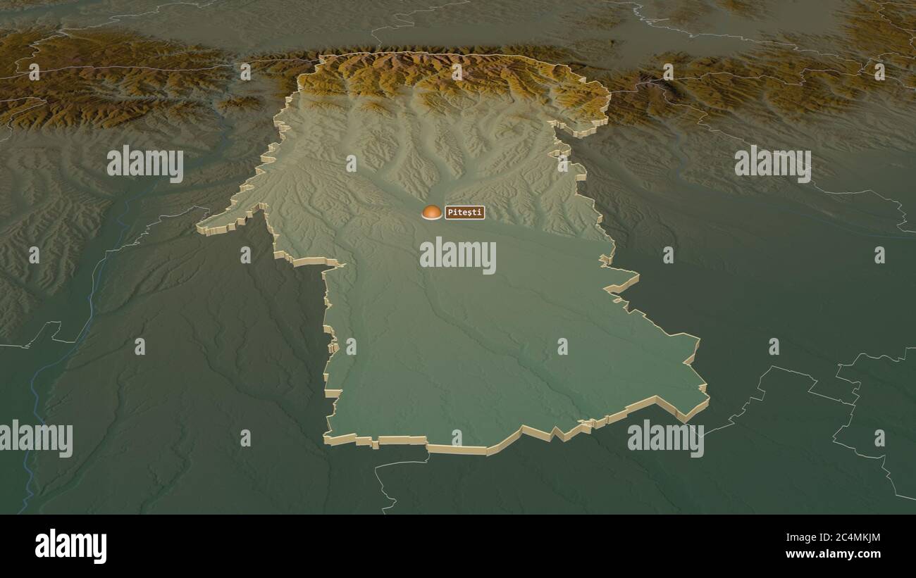 Map of pitesti hi-res stock photography and images - Alamy