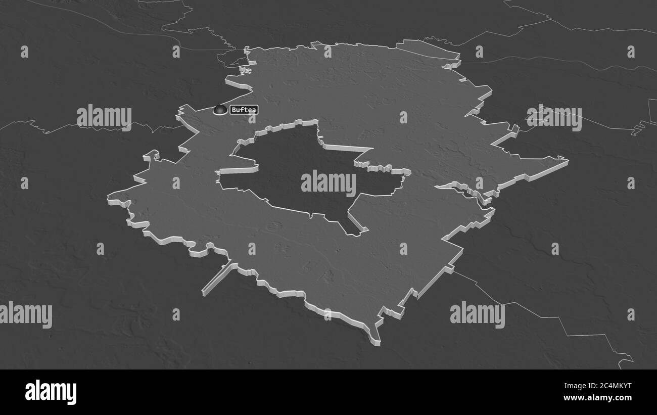 Ilfov romania europe map hi-res stock photography and images - Alamy