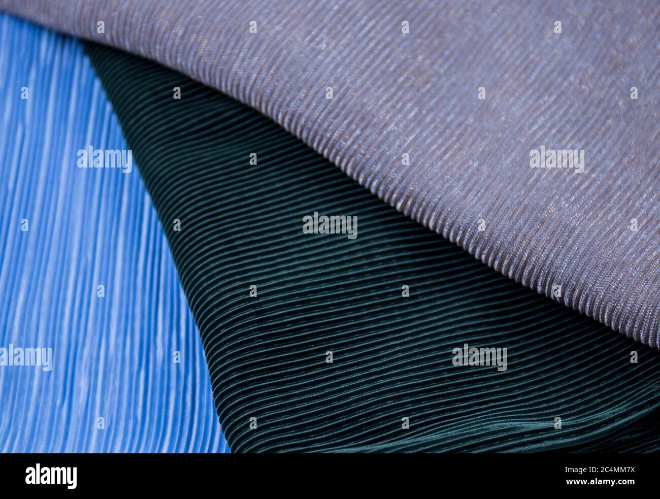 Textile industry, various types of canvas. Textile texture Stock Photo ...