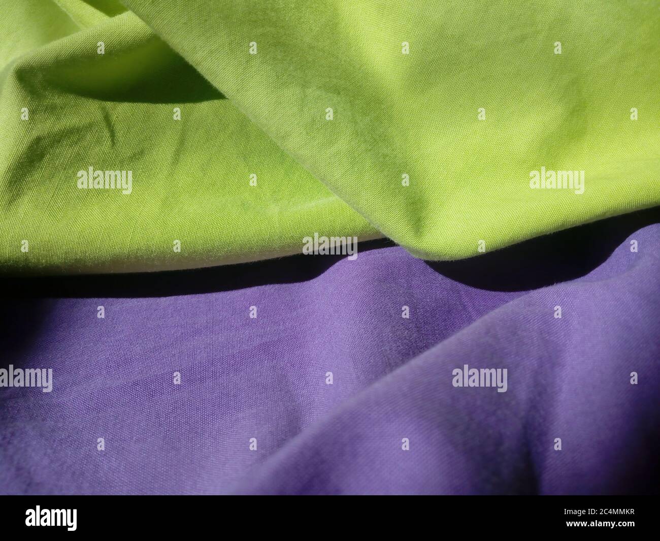 Crumpled violet silk fabric hi-res stock photography and images - Alamy