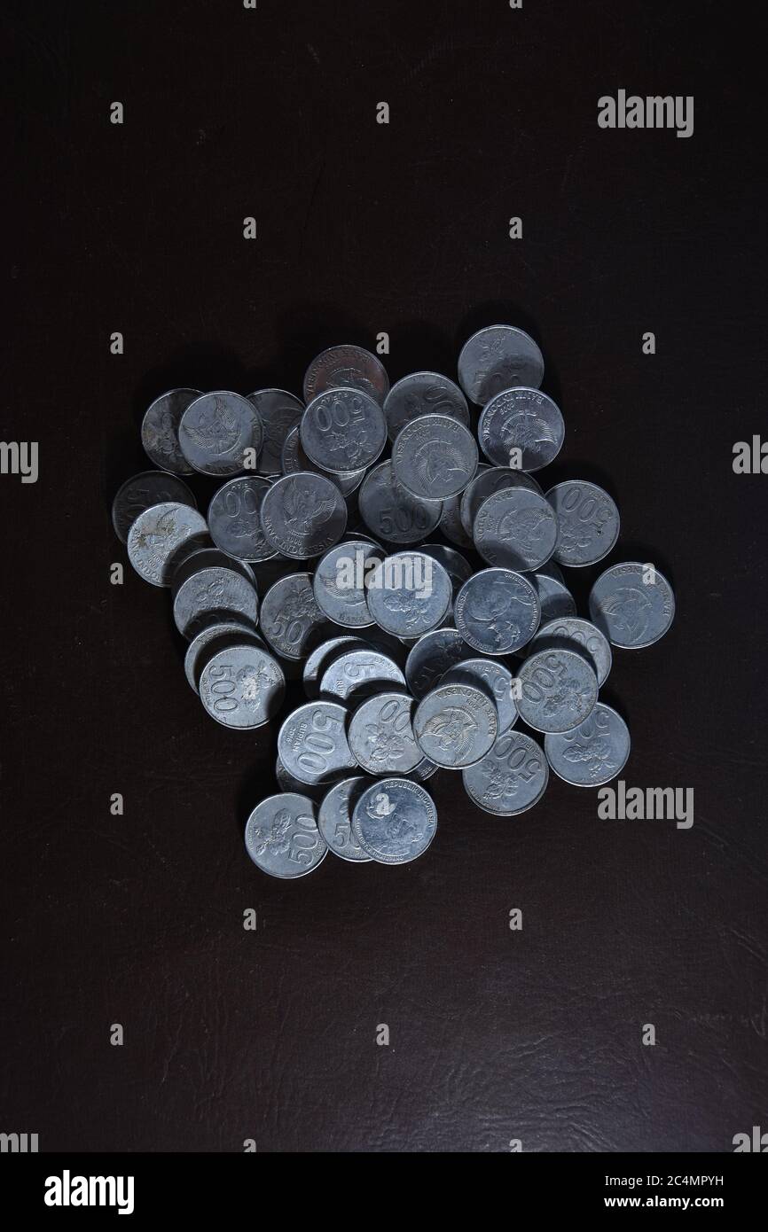 rupiah coins, Indonesia, 100, 200, 500, 1000, Republic of Indonesia ...
