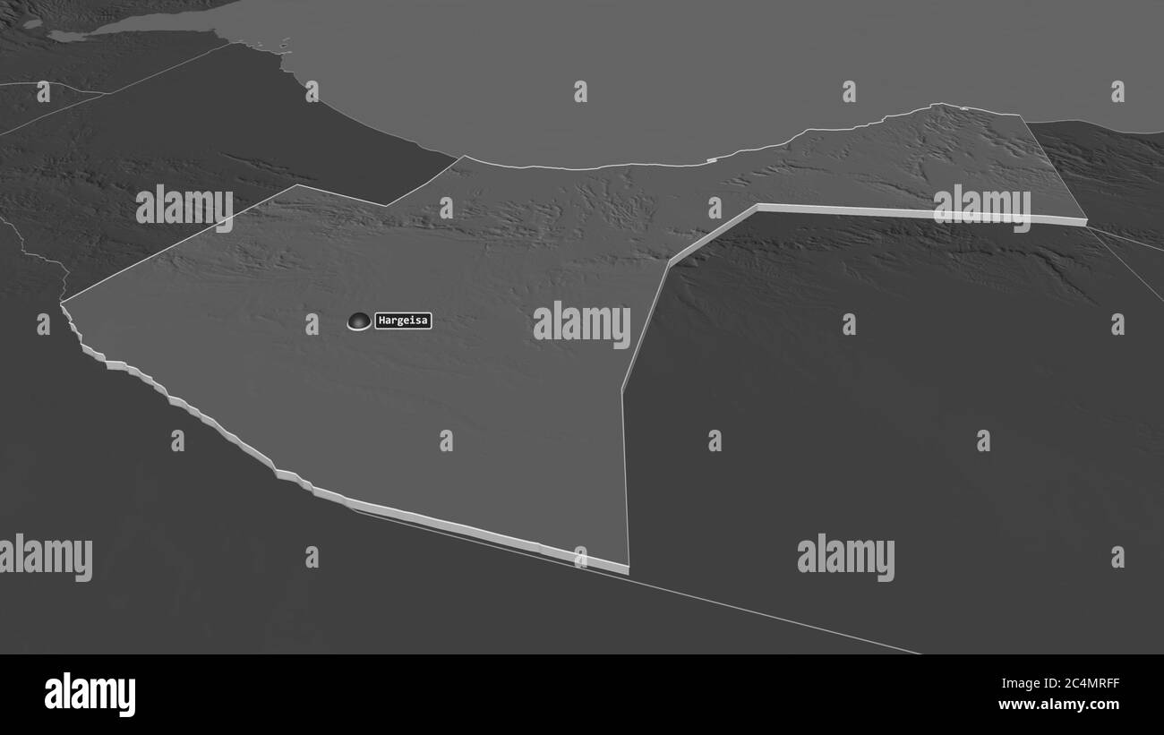 Woqooyi galbeed map Black and White Stock Photos & Images - Alamy