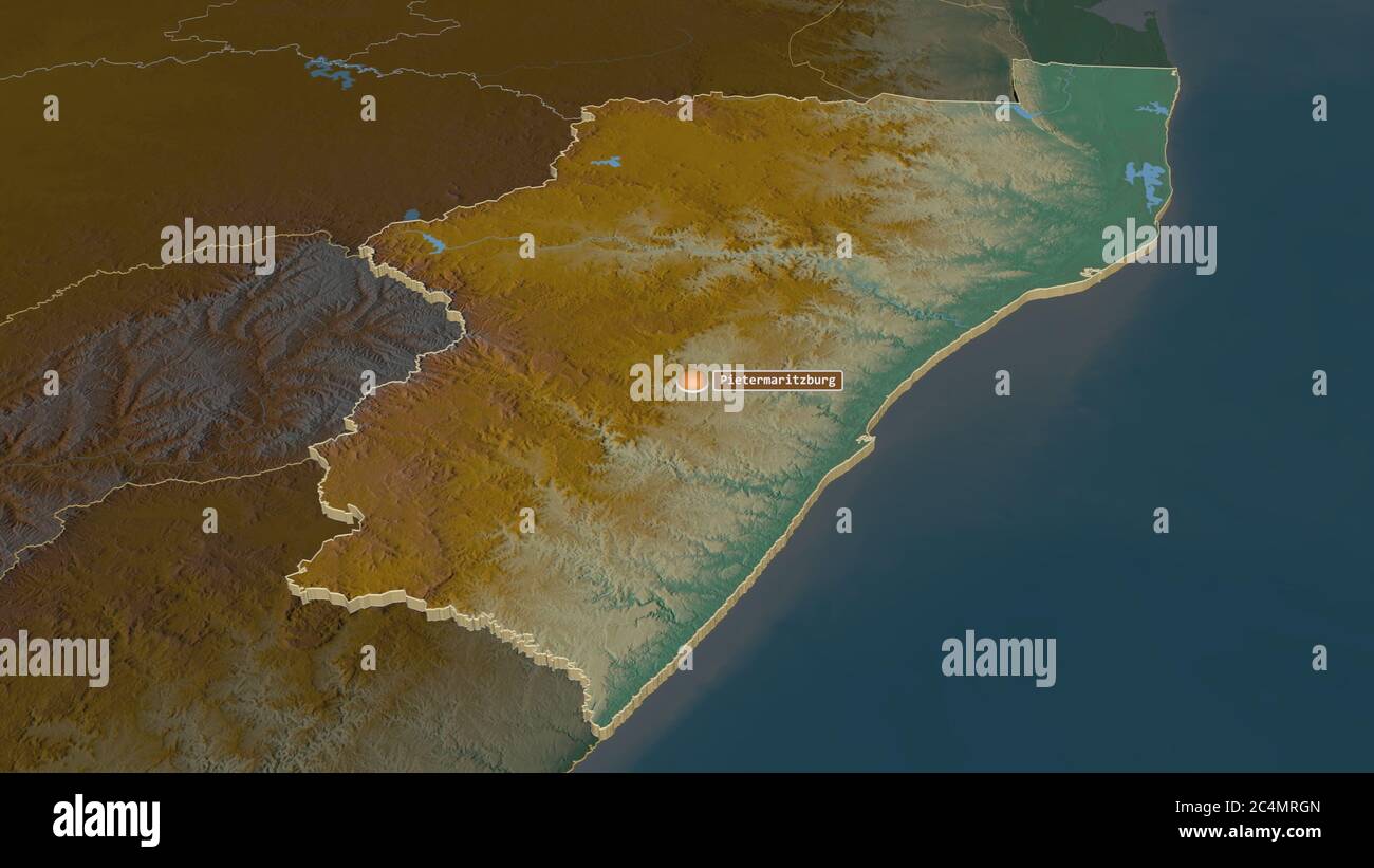 Map of zululand hi-res stock photography and images - Alamy