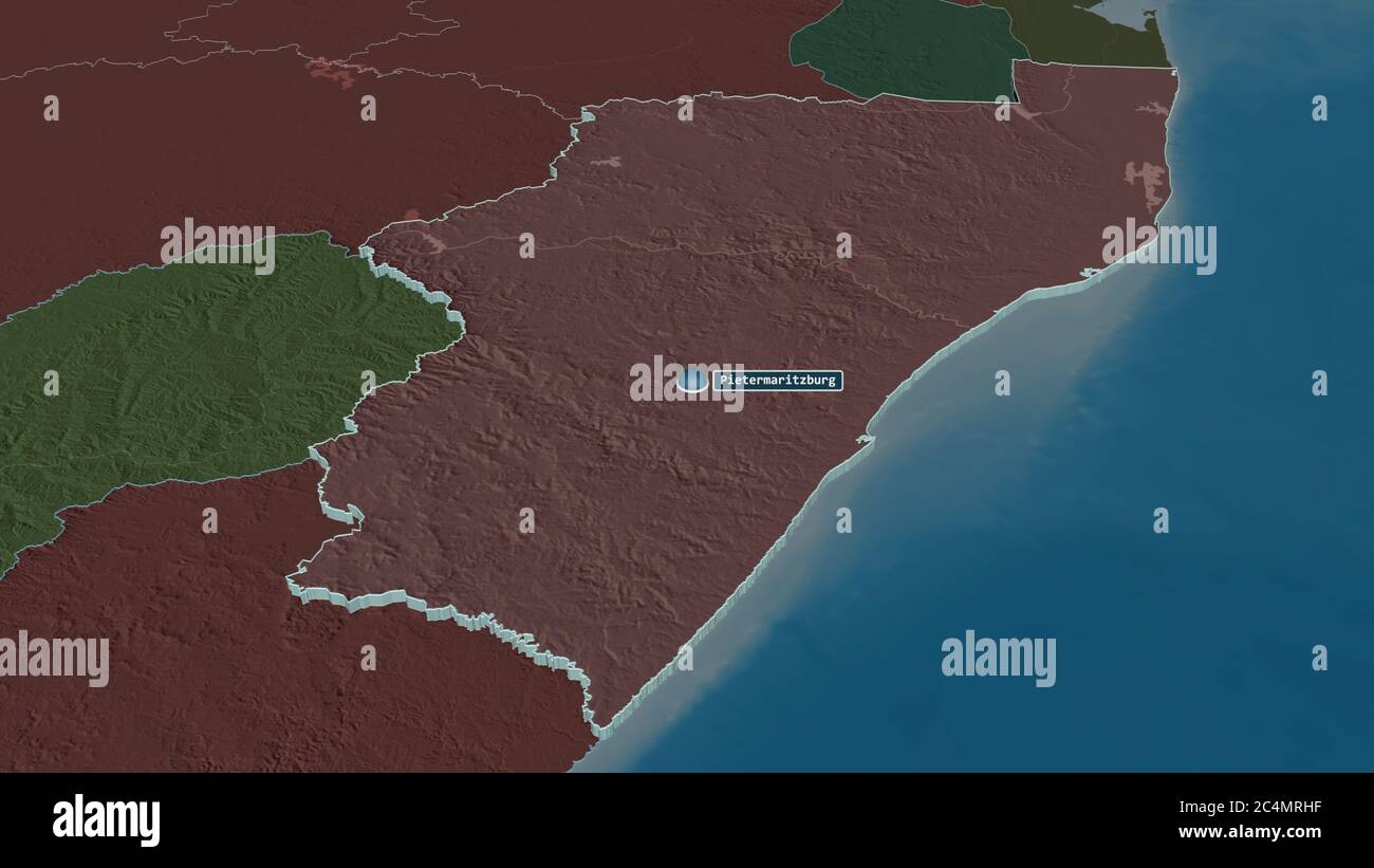 Map of zululand hi-res stock photography and images - Alamy