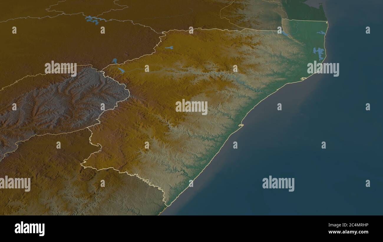 Map of zululand hi-res stock photography and images - Alamy