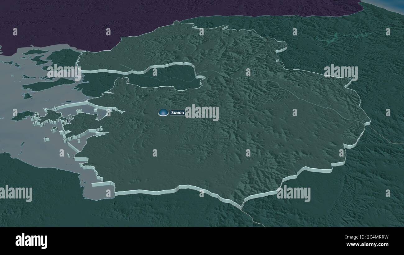 Map of suwon hi-res stock photography and images - Alamy