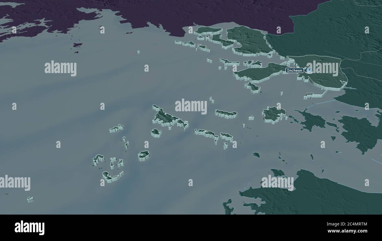 Inchon map hi-res stock photography and images - Alamy