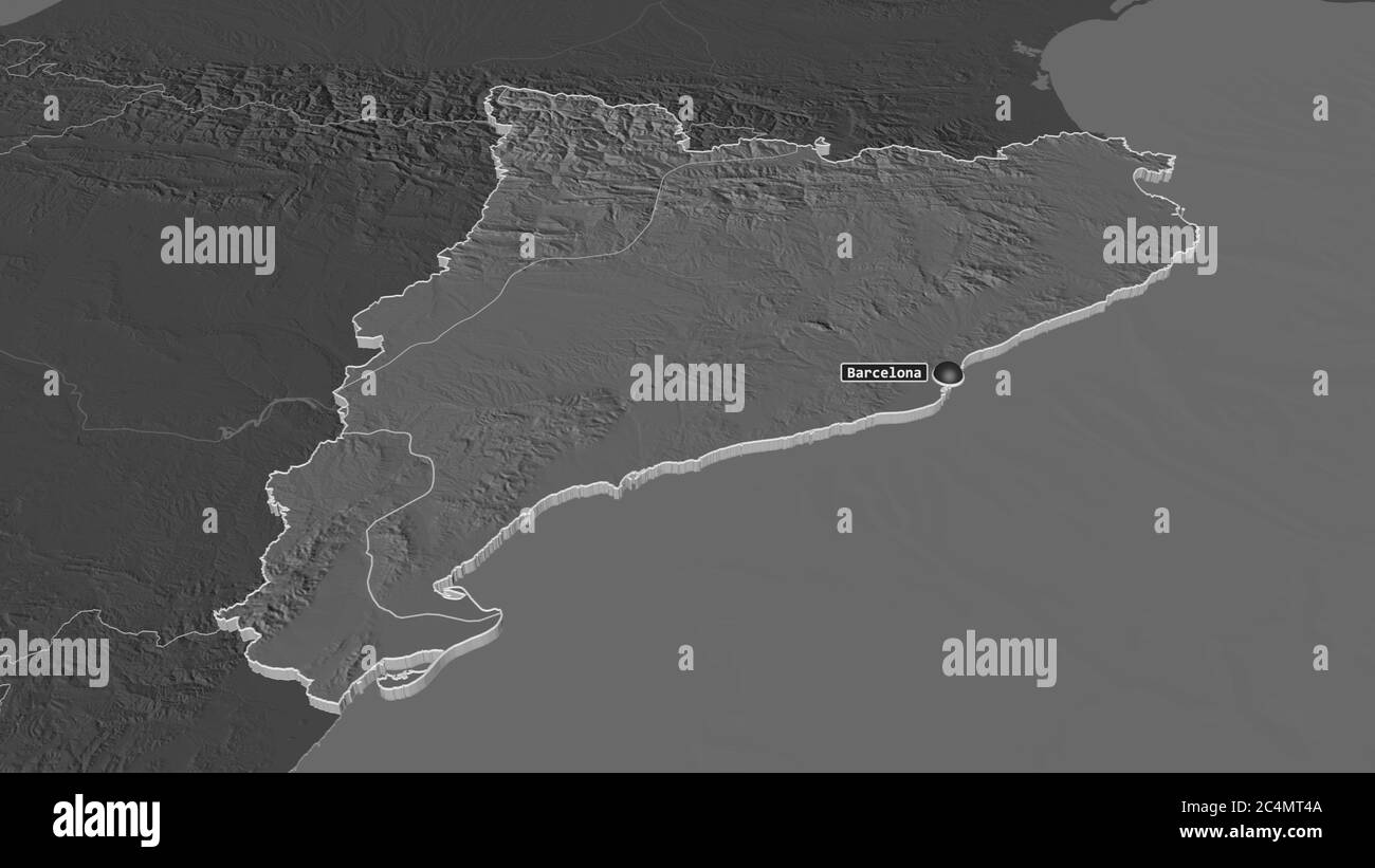 Catalogne map hi-res stock photography and images - Alamy