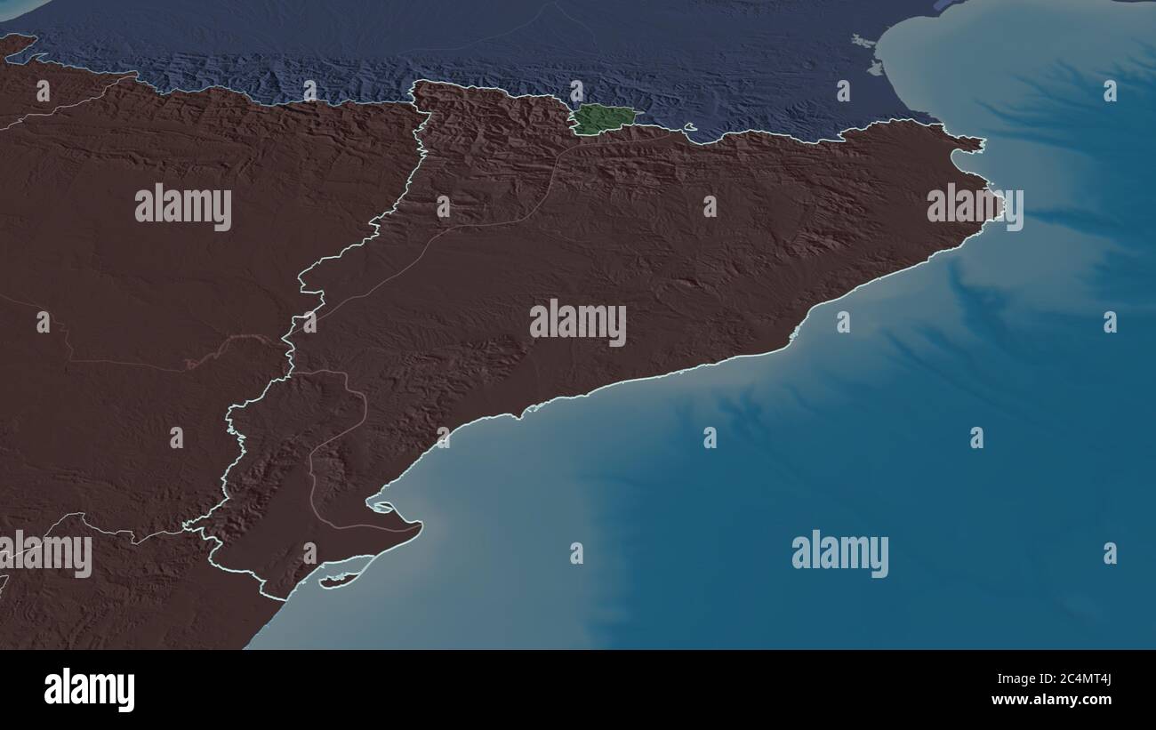 Catalogne map hi-res stock photography and images - Alamy