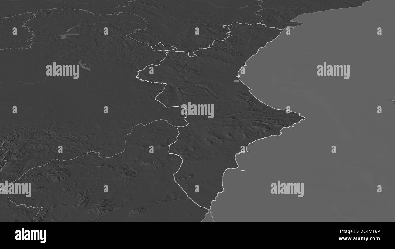 Comunidad valenciana map hi-res stock photography and images - Alamy