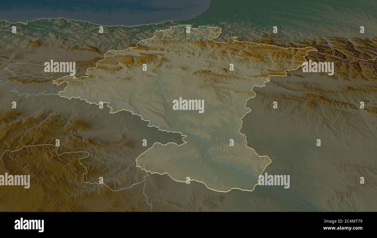 Zoom in on Comunidad Foral de Navarra (autonomous community of Spain ...