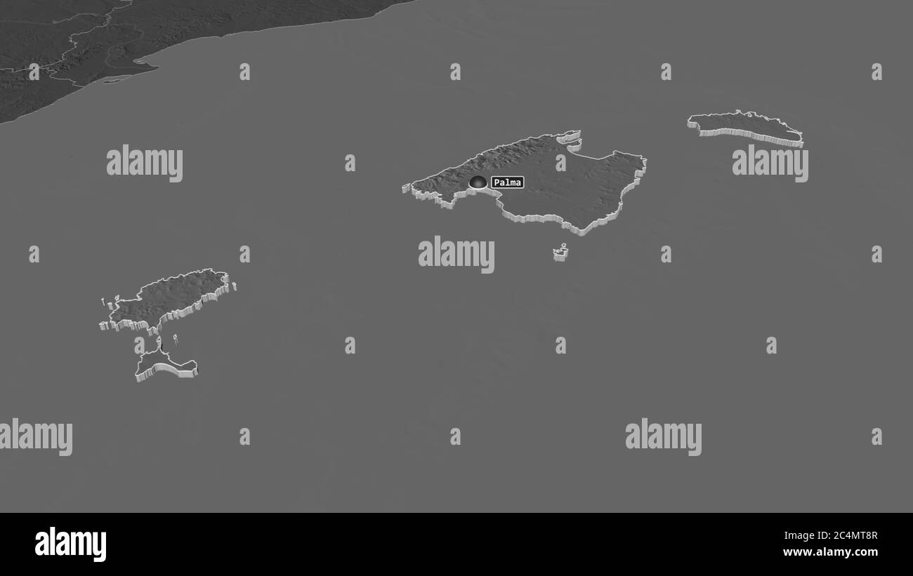 Balears map hi-res stock photography and images - Alamy