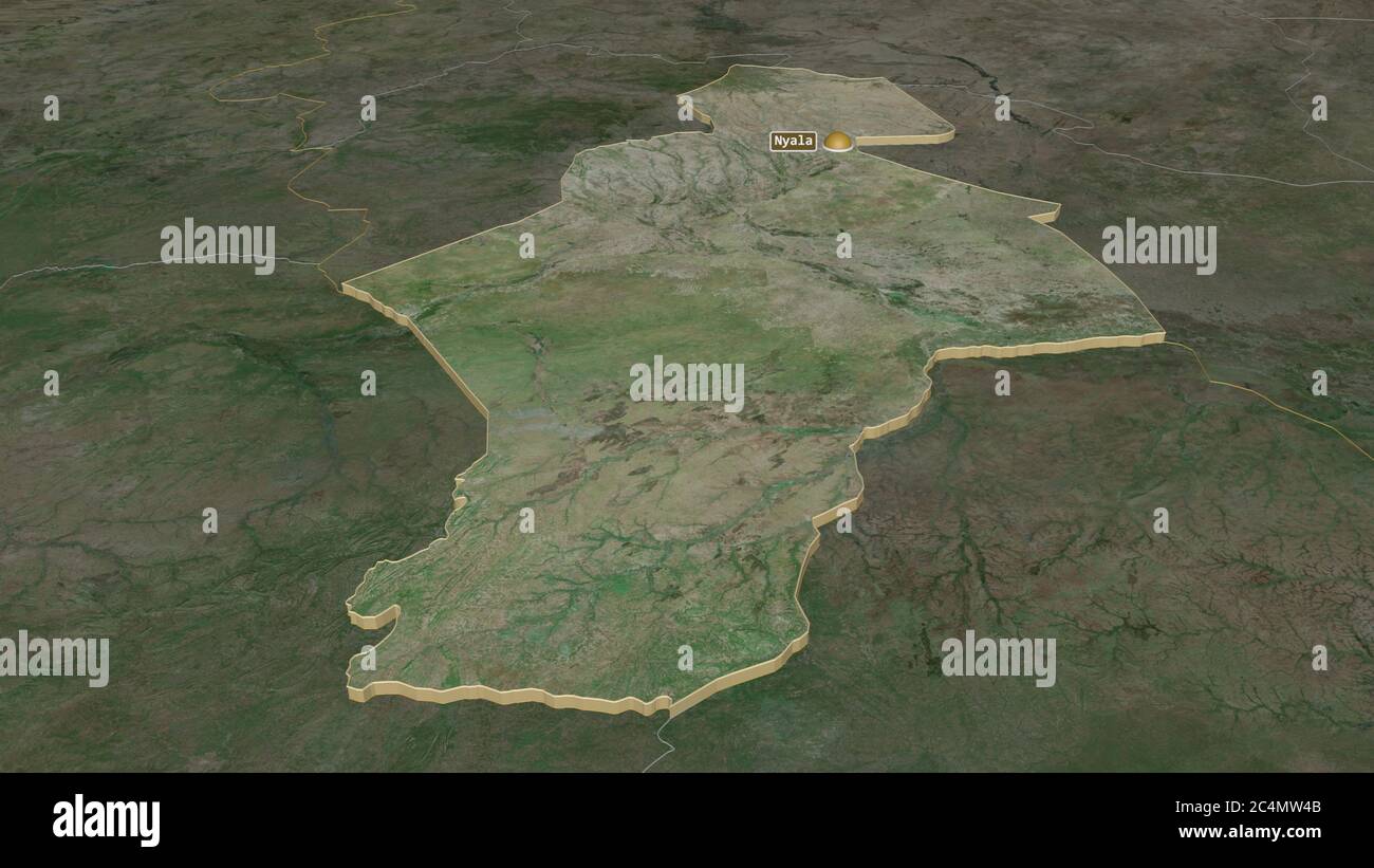 Satellite view sudan south sudan country hi-res stock photography and ...