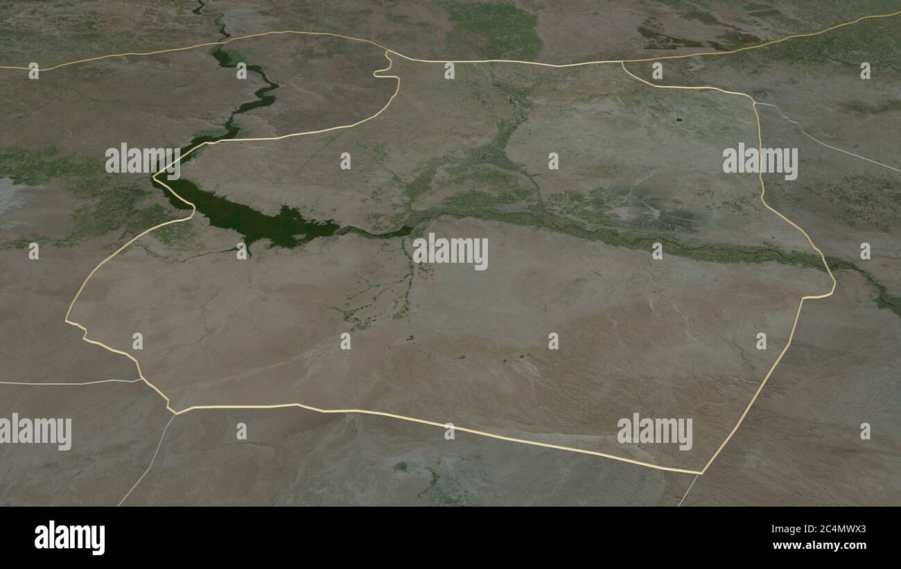Satellite view of ar raqqah map hi-res stock photography and images - Alamy