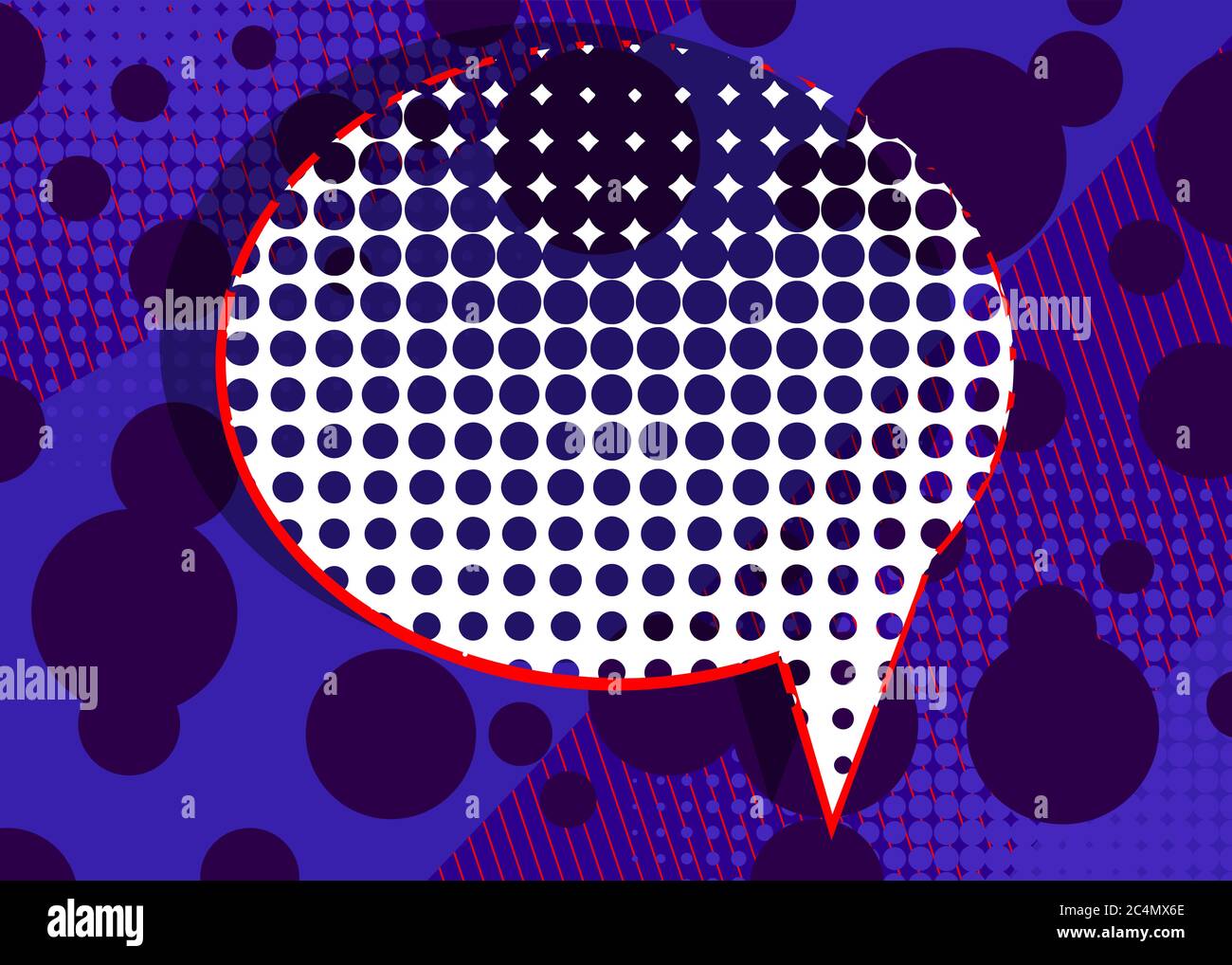 Modern poster template, street style urban speech bubble backdrop ...