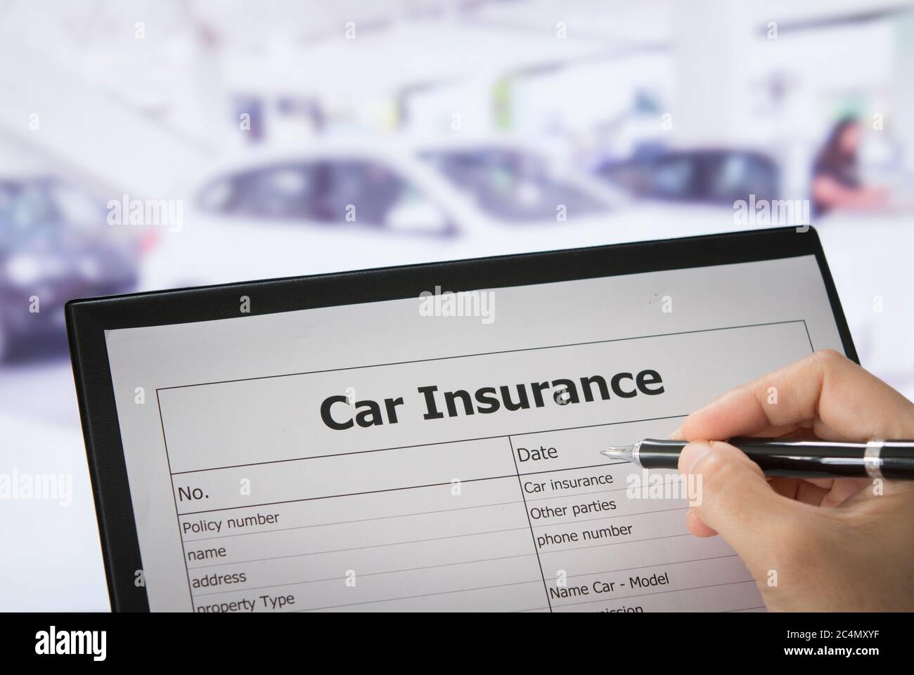 Insurance application hi-res stock photography and images - Alamy