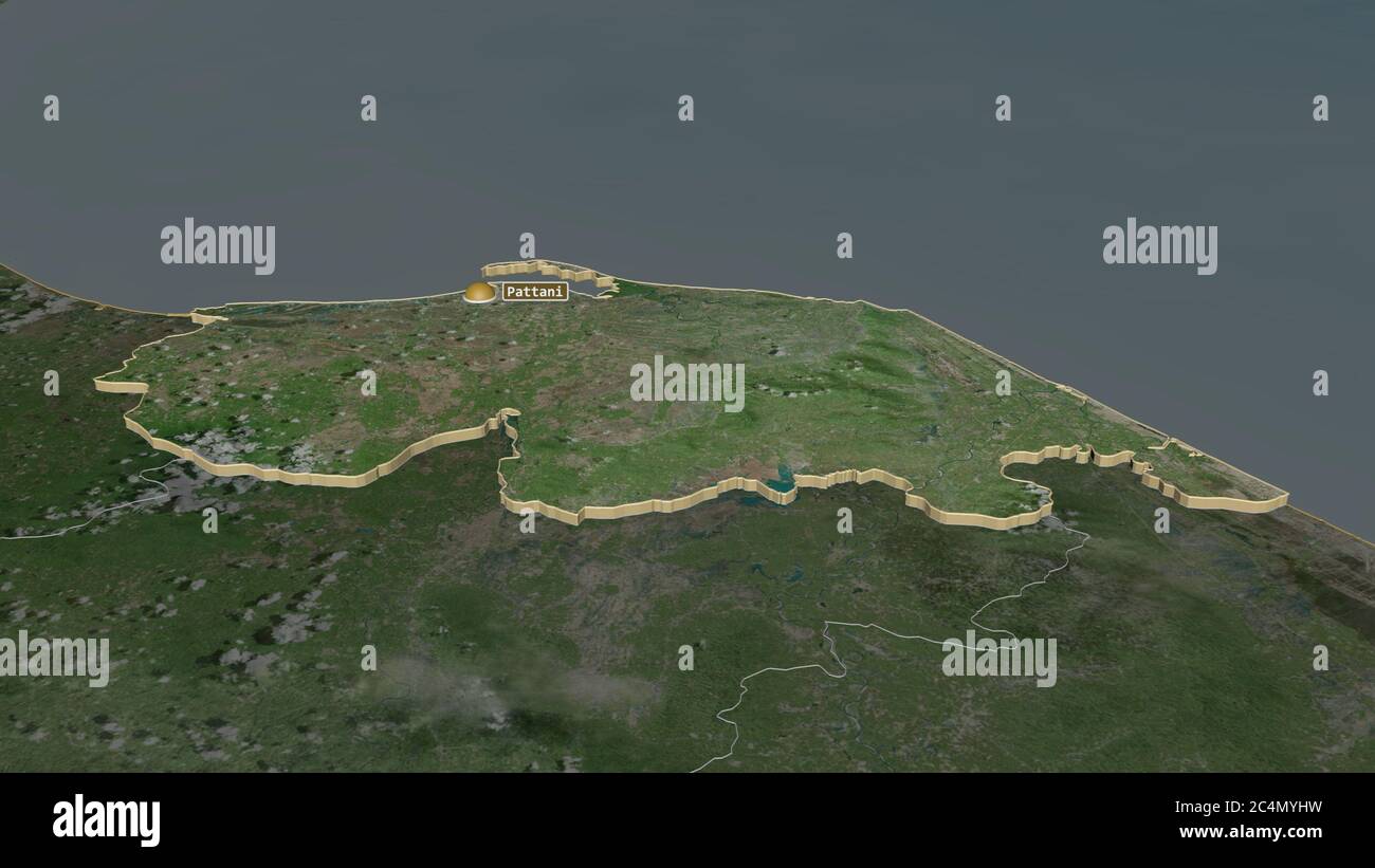 Pattani map hi-res stock photography and images - Alamy