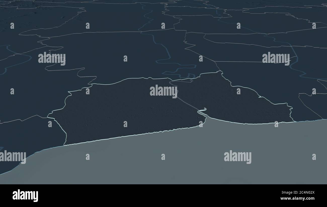 Samut sakhon province map hi-res stock photography and images - Alamy