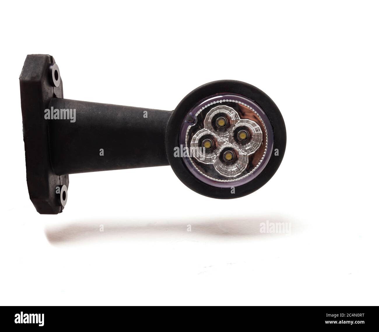 Truck rear LED side light isolated white background Stock Photo - Alamy