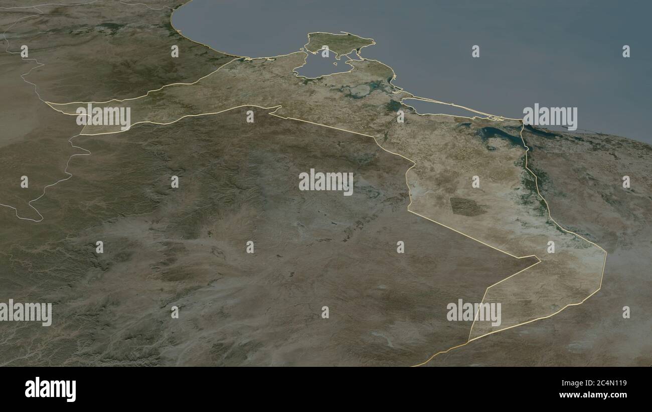 Satellite view of tunis map hi-res stock photography and images - Alamy