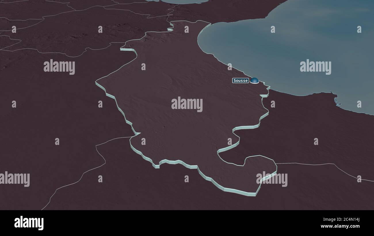 Sousse tunisia map hi-res stock photography and images - Alamy