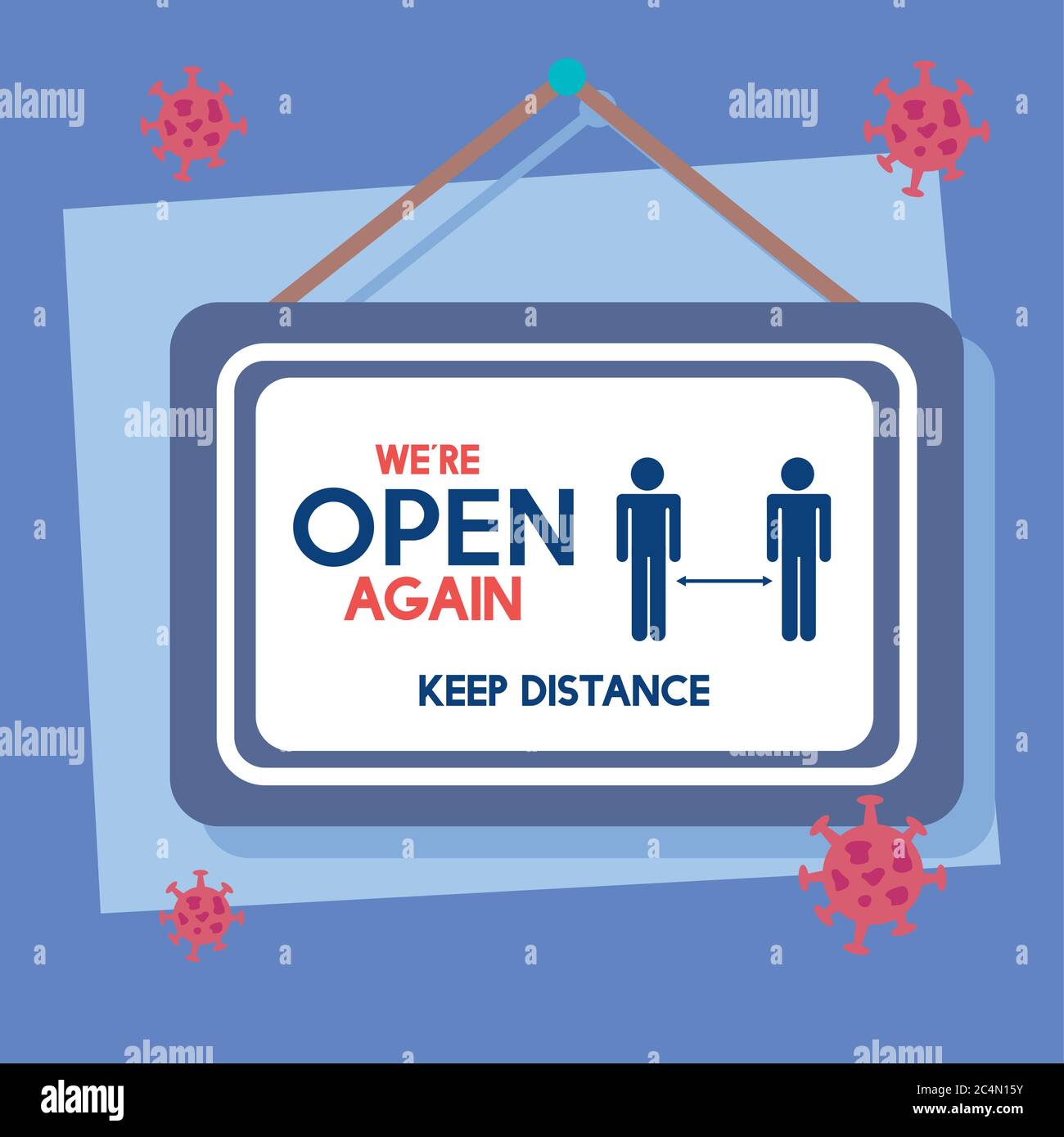 Welcoming customer Stock Vector Images - Alamy