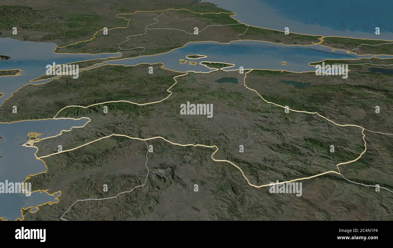 Map of balikesir hi-res stock photography and images - Alamy