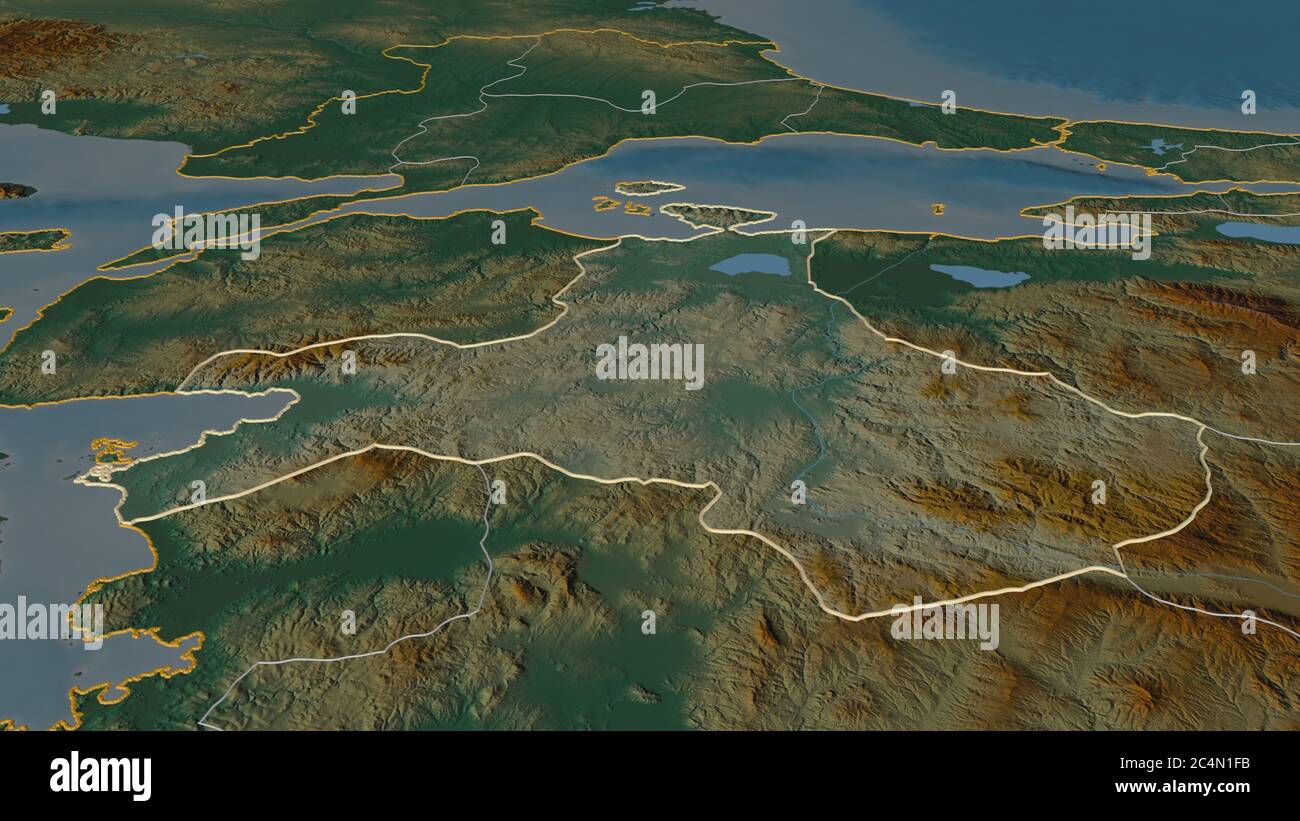 Map of balikesir hi-res stock photography and images - Alamy