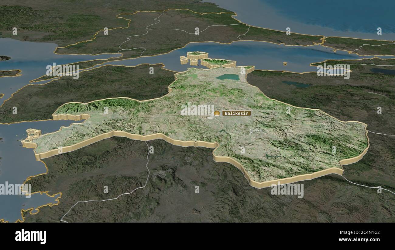 Map of balikesir hi-res stock photography and images - Alamy