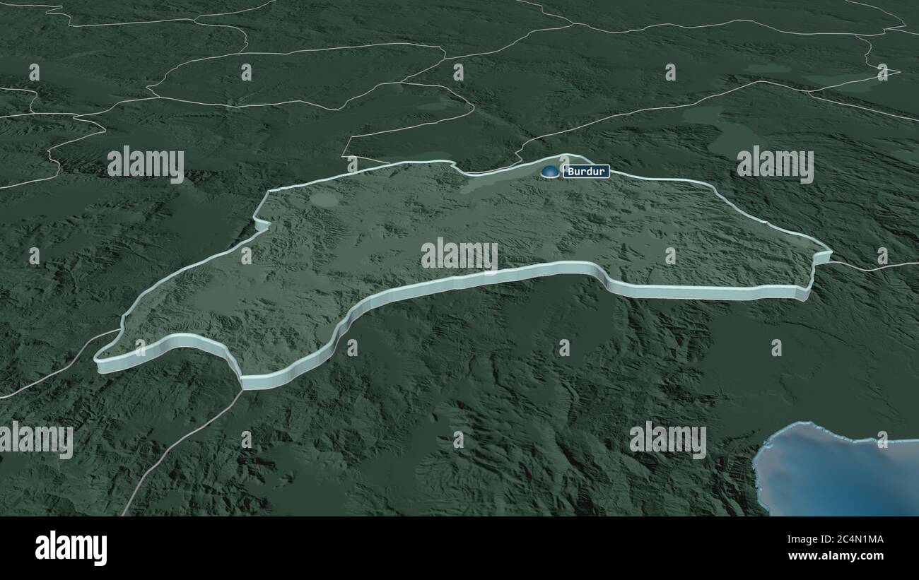 Map burdur province turkey hi-res stock photography and images - Alamy