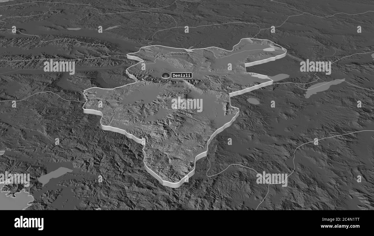 Denizli map hi-res stock photography and images - Alamy