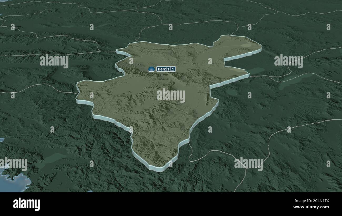 Map of denizli hi-res stock photography and images - Alamy