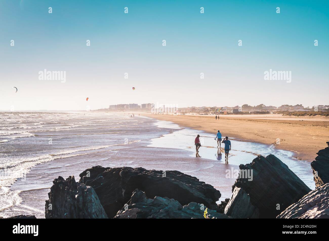 Punta Umbria beach Stock Photo - Alamy