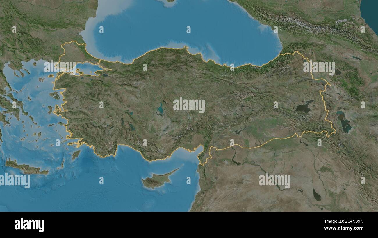 Turkey satellite 3d map hi-res stock photography and images - Alamy