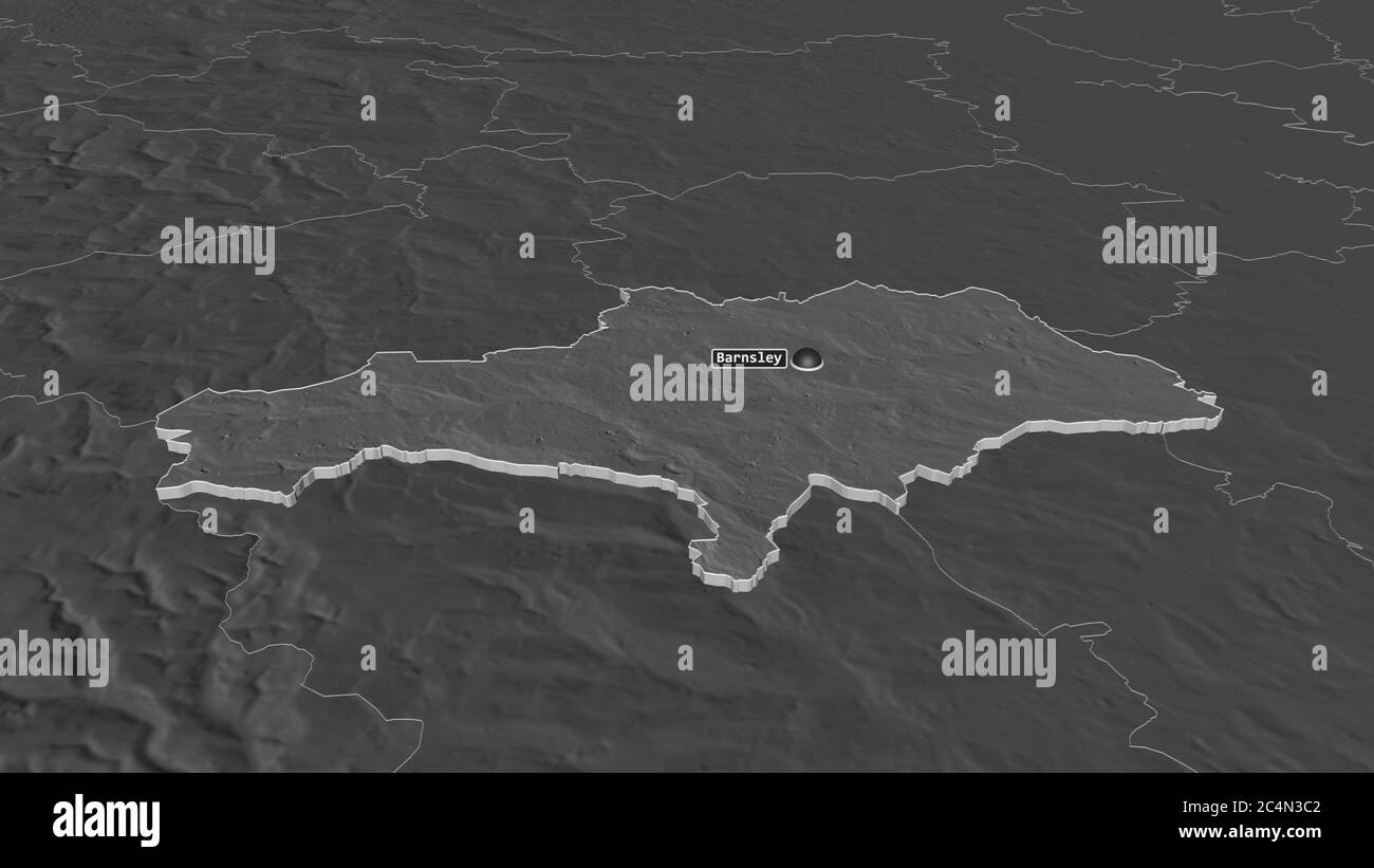 Barnsley map hi-res stock photography and images - Alamy