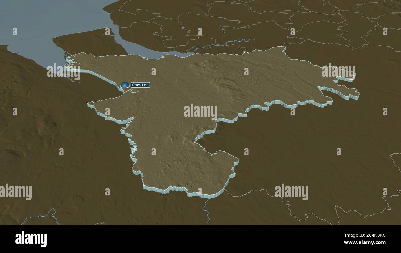 Chester county map hi-res stock photography and images - Alamy