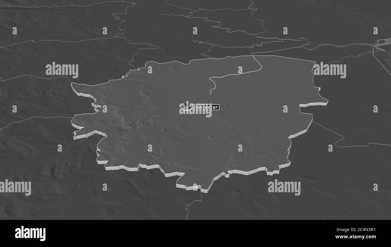 Doncaster Map Black and White Stock Photos & Images - Alamy