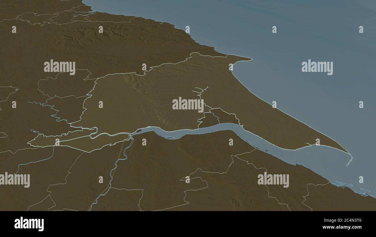 Zoom in on East Riding of Yorkshire (unitary authority of England ...