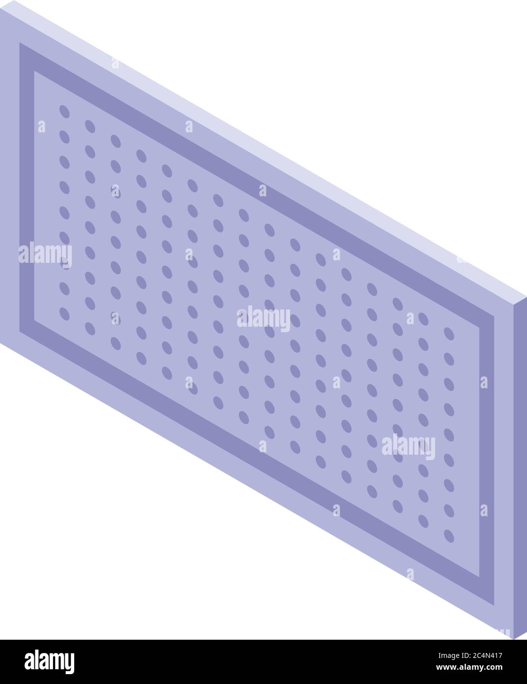 Ventilation gate icon. Isometric of ventilation gate vector icon for ...